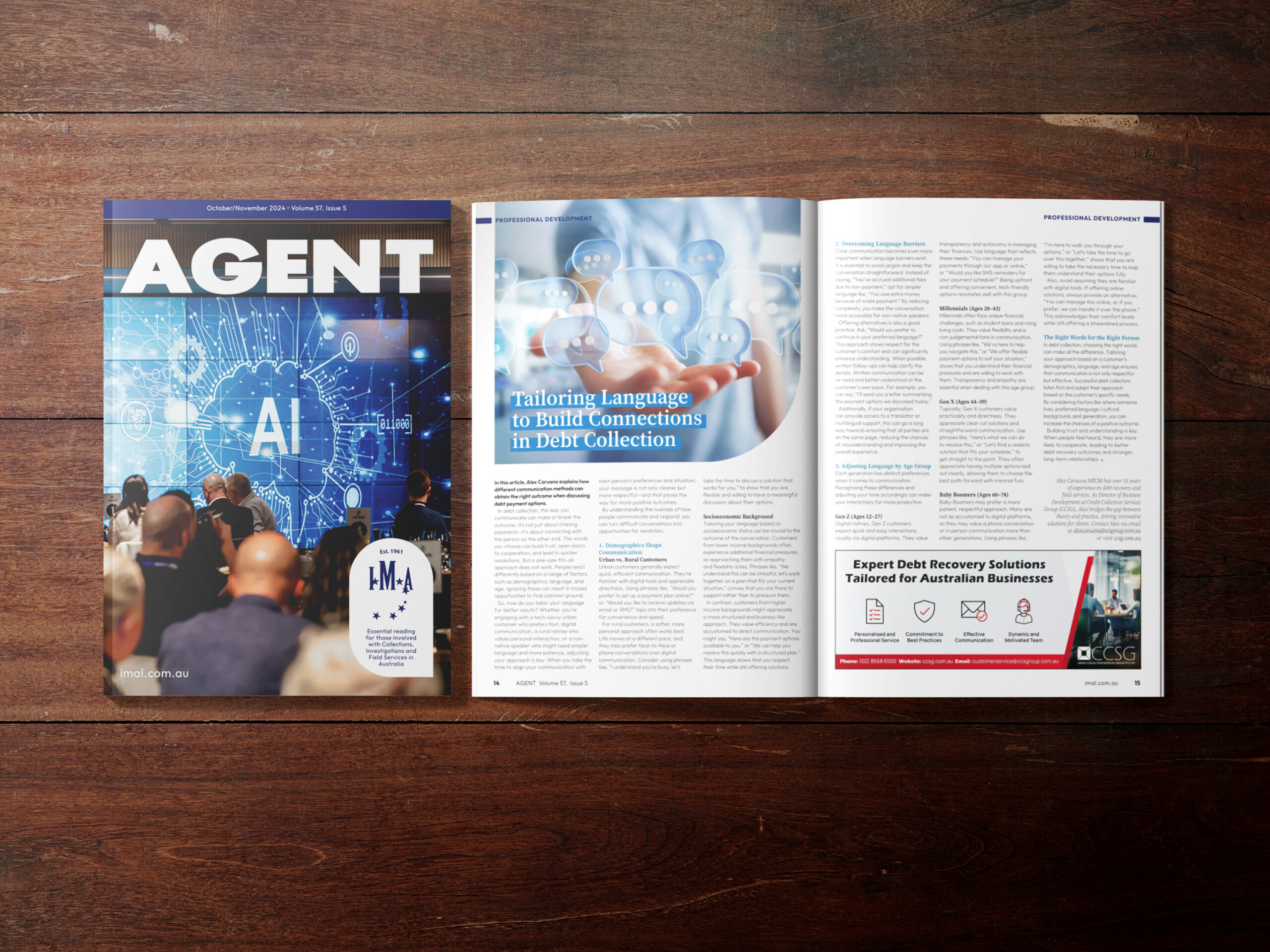 CCSG Article Featured in AGENT Magazine – IMAL.com.au - CCSG